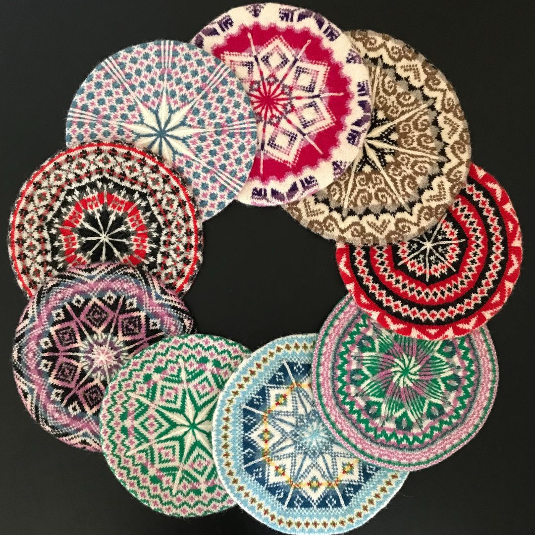 Pattern Collection 6: Fair Isle Tam o’ Shanters – Knitting Jenny: Fair Isle Patterns, Events ...