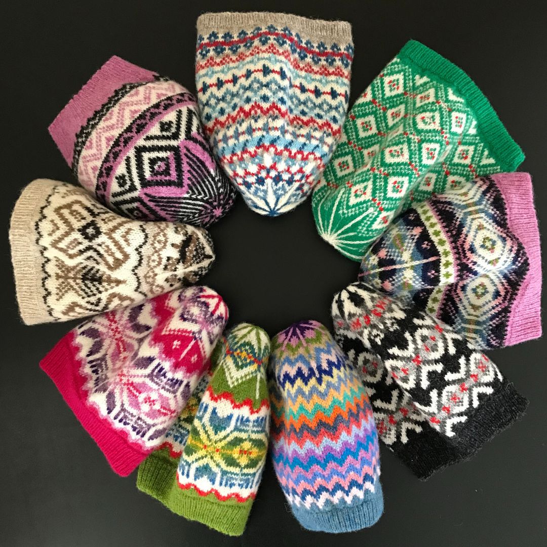Knitting Jenny Pattern Collection 7: Fair Isle Inspired Shetland Wool ...