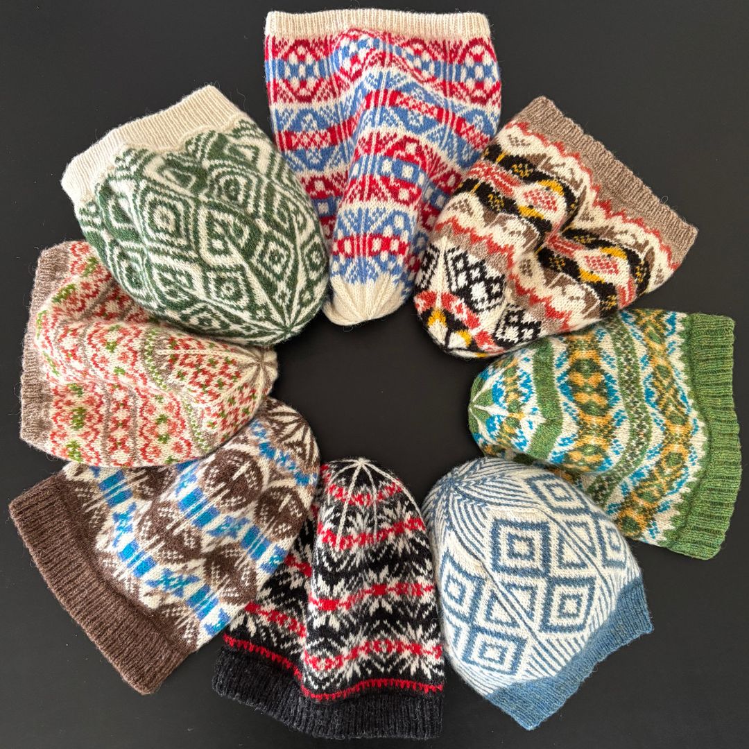 Knitting Jenny Pattern Collection 8: Fair Isle Inspired Shetland Wool ...