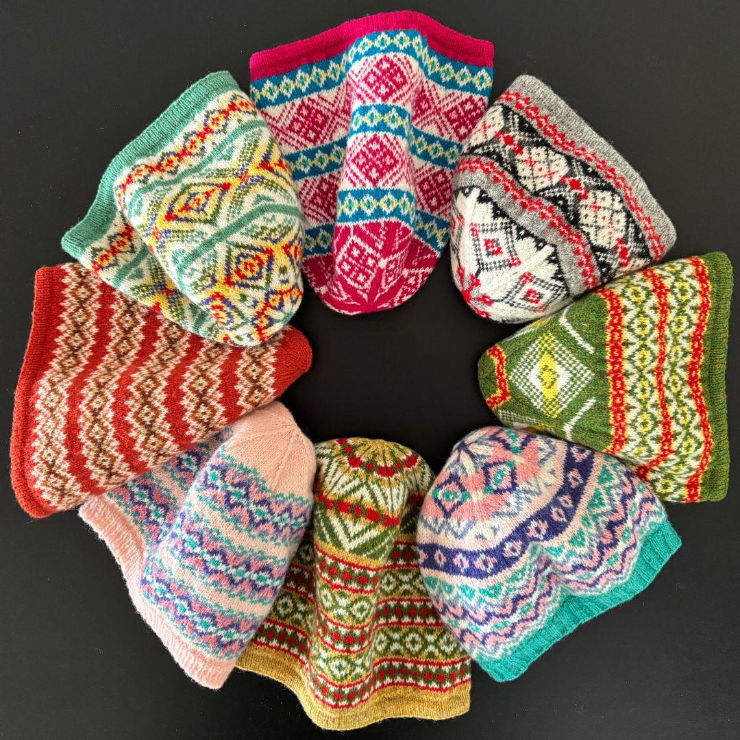 Knitting Jenny Pattern Collection 9: Fair Isle Inspired Shetland Wool ...